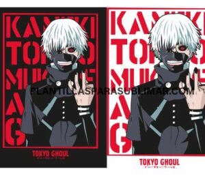 tokyo ghoul anime Vector – Plantillas para sublimar