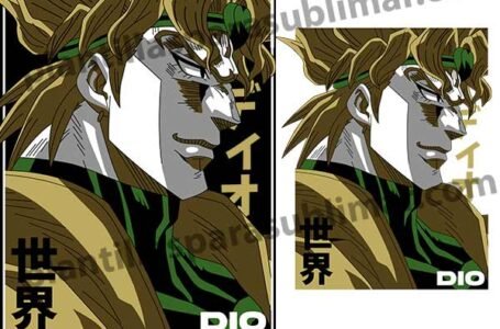 JoJo’s Bizarre Adventure – Plantillas para sublimar