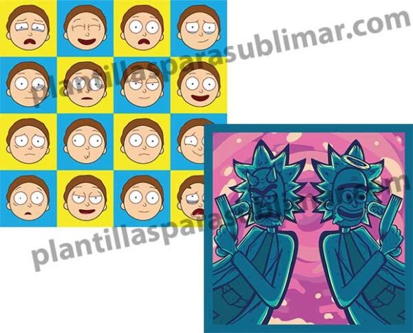 Rick-and-Morty-png-vECTOR – Plantillas para sublimar