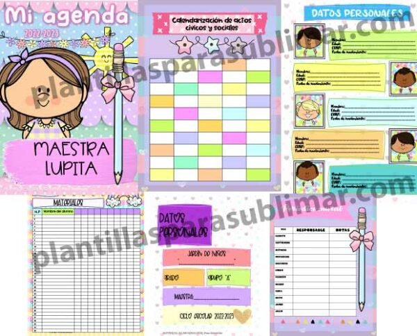Agenda-Profesor-Maestro – Plantillas para sublimar