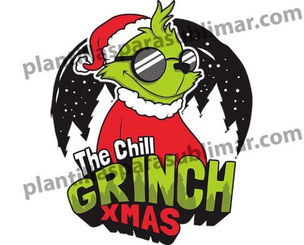 Th-grinch-Chill-Vector-png – Plantillas para sublimar