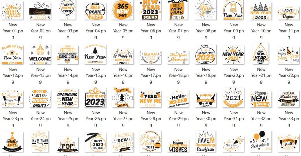 50 Vector New Year 2023 Vector PNG – Plantillas para sublimar 50 Vector New Year 2023 Vector PNG – Plantillas para sublimar