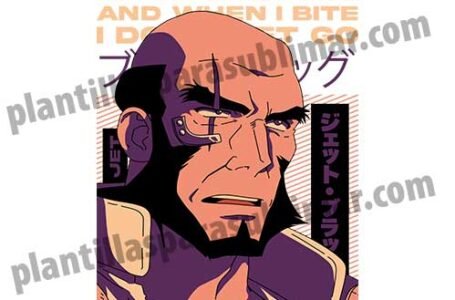 Cowboy-Bebop-spike-Vector-PNG – Plantillas para sublimar