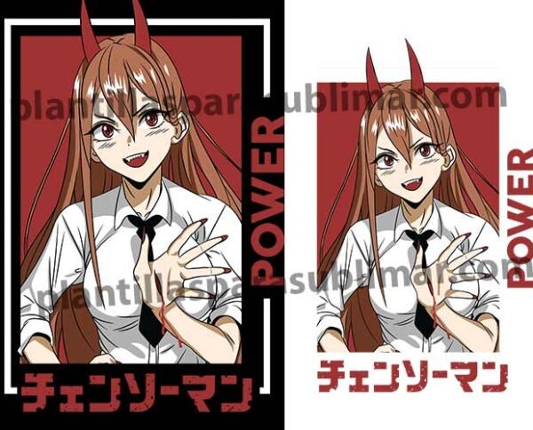 power-chainsaw-man-Vector-PNG – Plantillas para sublimar