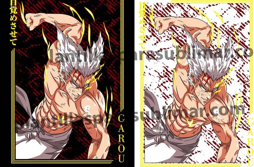 Garou-Anime-Vector-PNG – Plantillas para sublimar