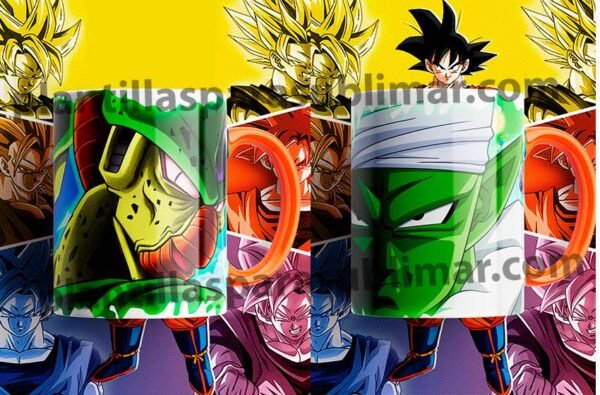 Plantillas-DragonBall-Cell-Piccolo – Plantillas para sublimar