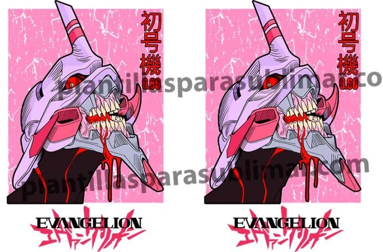 Vector-Evangelion-PNG-SVG – Plantillas para sublimar