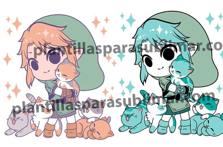 Kawai-Link-Vector-PNG – Plantillas para sublimar