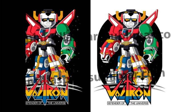 Voltron-Chibi-Vector-PNG – Plantillas para sublimar