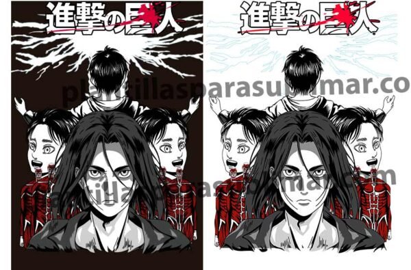 Attack-on-titan-Vector-SVG-PNG – Plantillas para sublimar
