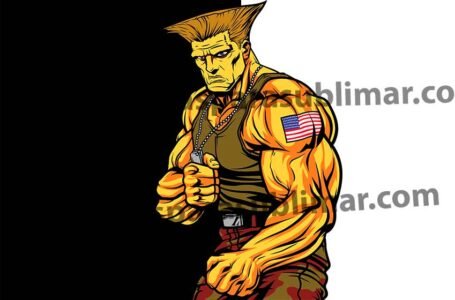 guile-street-fighter-Vector-png – Plantillas para sublimar
