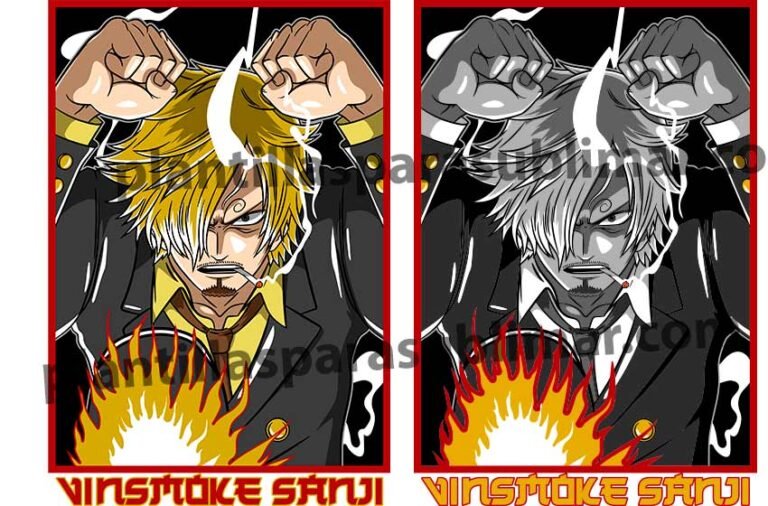 vinsmoke-sanji-Vector-Corte-Sublimacion – Plantillas para sublimar