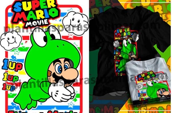 Super-mario-Movie-Rana-Corte-Sublimacion – Plantillas para sublimar