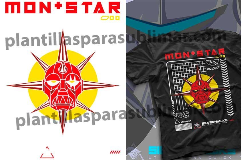 mon-star-silverhawks-vector-corte – Plantillas para sublimar