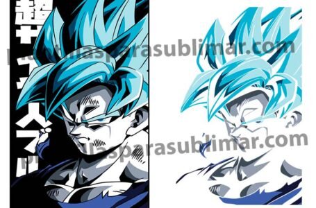 Goku-super-saiyan-4-Vector-PNG – Plantillas para sublimar
