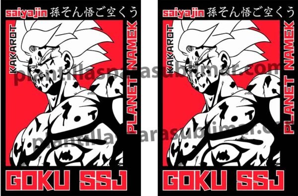 Goku-super-saiyan-4-Vector-PNG – Plantillas para sublimar