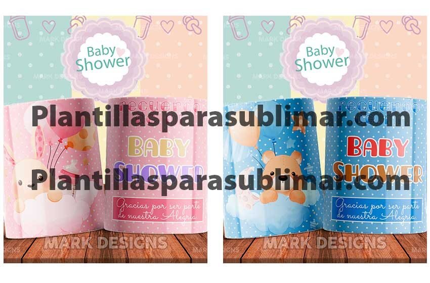 Plantilla De Papel Para Baby Shower