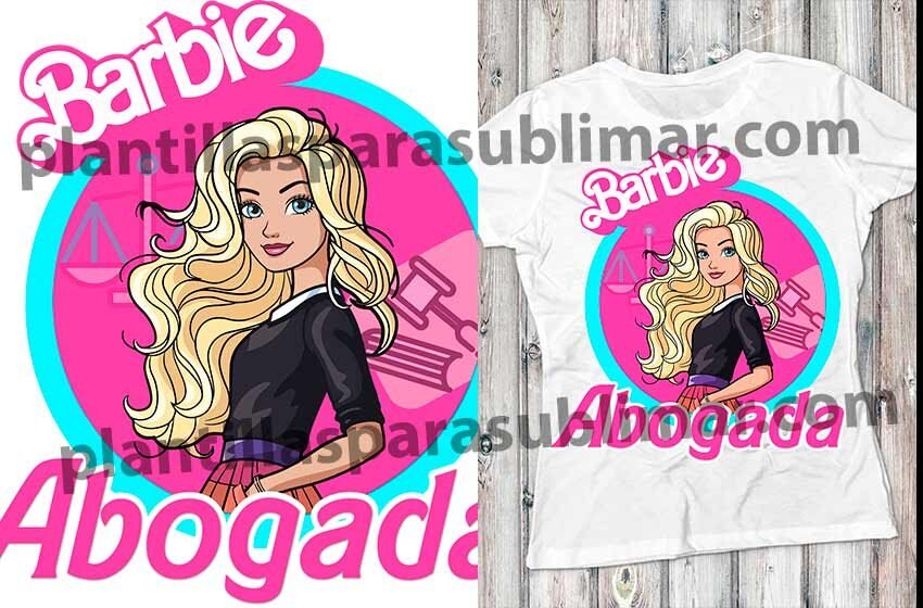 Barbie-Abogada-Plantilla-Sublimar – Plantillas para sublimar