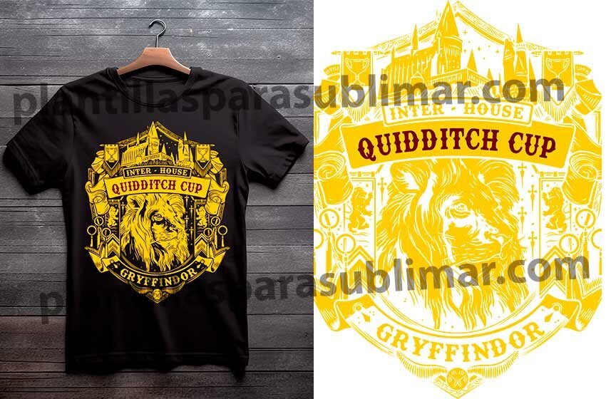Harry-Potter-gryffindor-Vector-Corte – Plantillas para sublimar