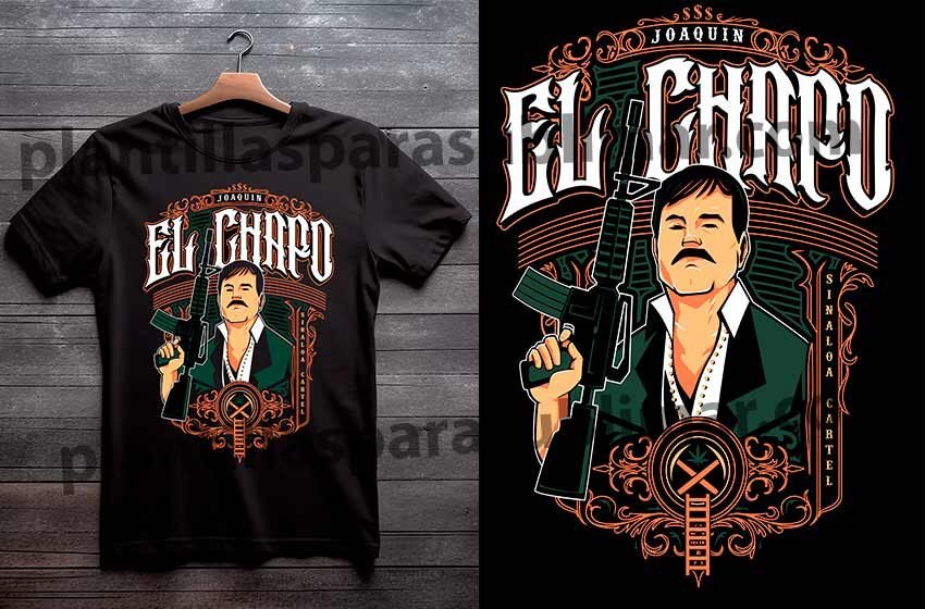 EL CHAPO – Plantillas para sublimar