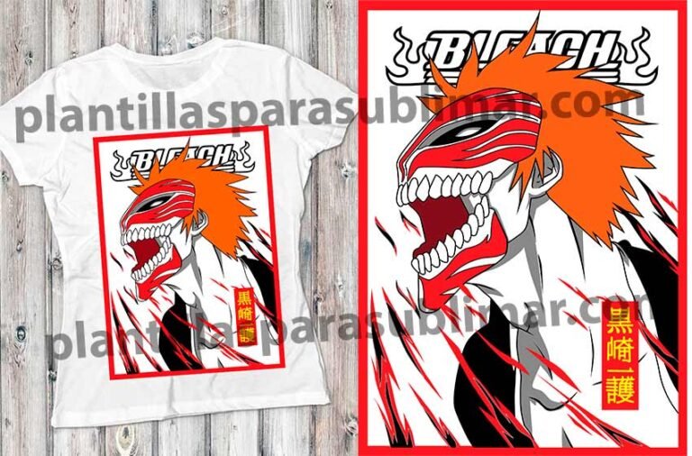 Bleach-vector-Anime-Corte-Sublimacion – Plantillas para sublimar