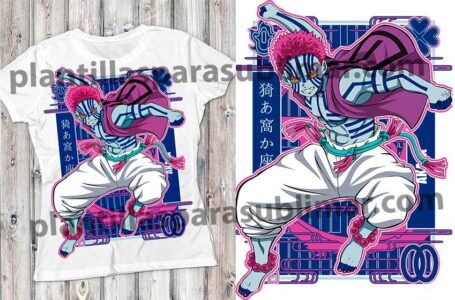 Vector-Kimetsu-No-yaiba-Akaza – Plantillas para sublimar