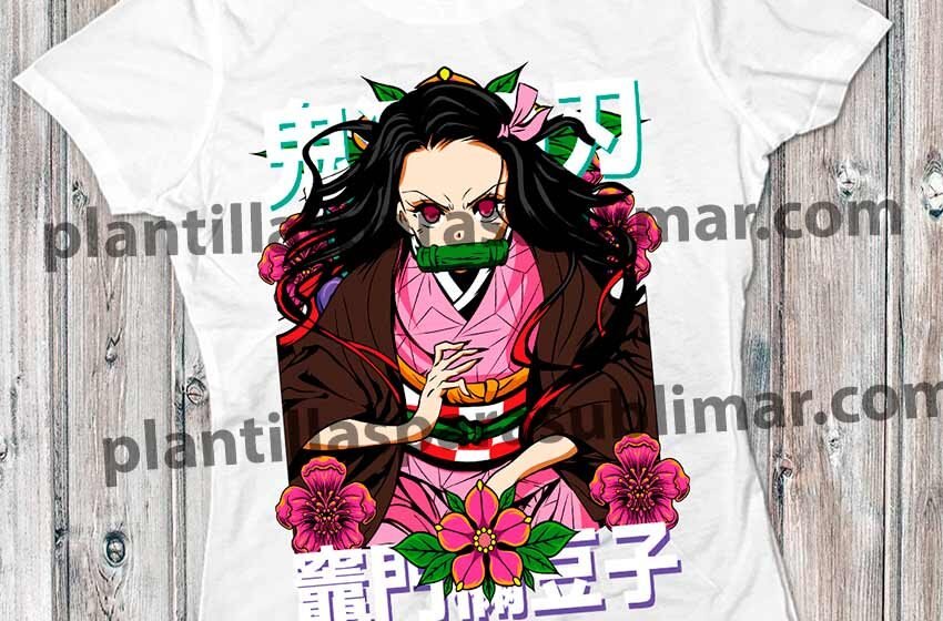 Vector-Nezuko-Kimtesu-no-yaiba-PNG – Plantillas para sublimar