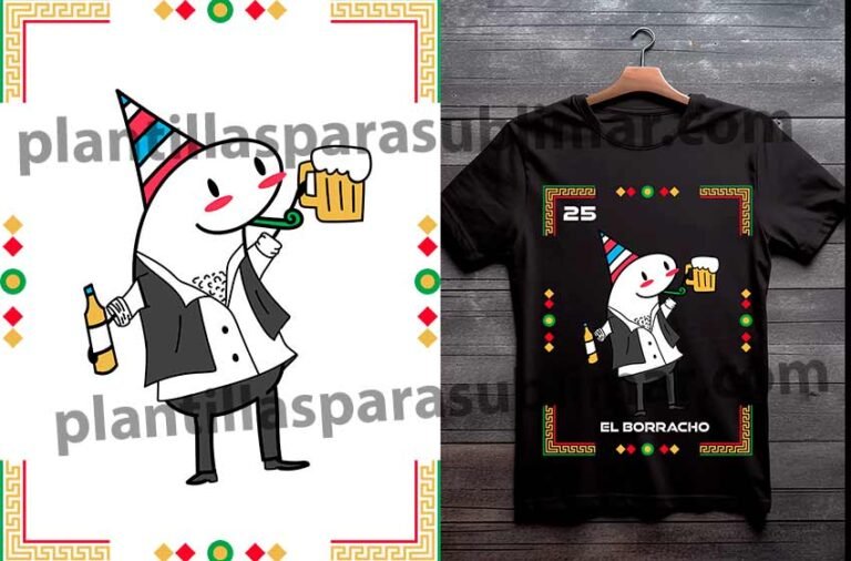 El-borracho-Flork-Loteria-Plantillas-PNG – Plantillas para sublimar
