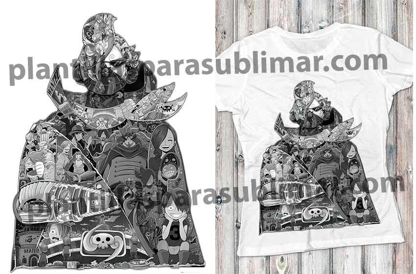 Anime-Colash-Blanco-y-negro-PNG – Plantillas para sublimar