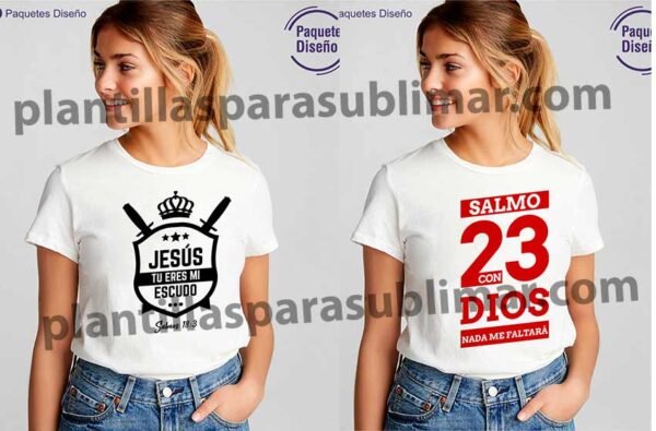 Salmo 23 Vector Frases Jesus eres mi – Plantillas para sublimar