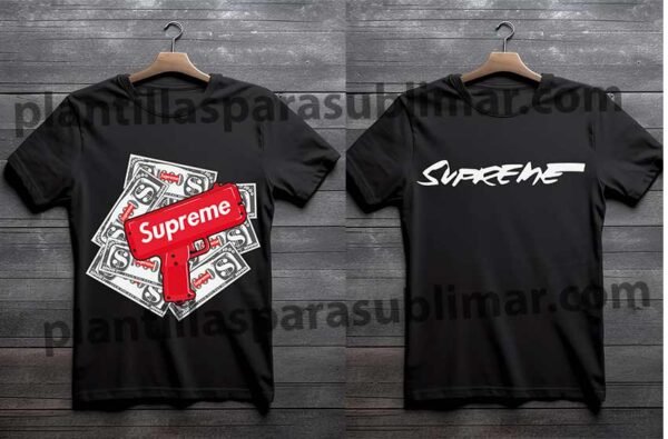 Supreme Vector Playera DTF – Plantillas para sublimar
