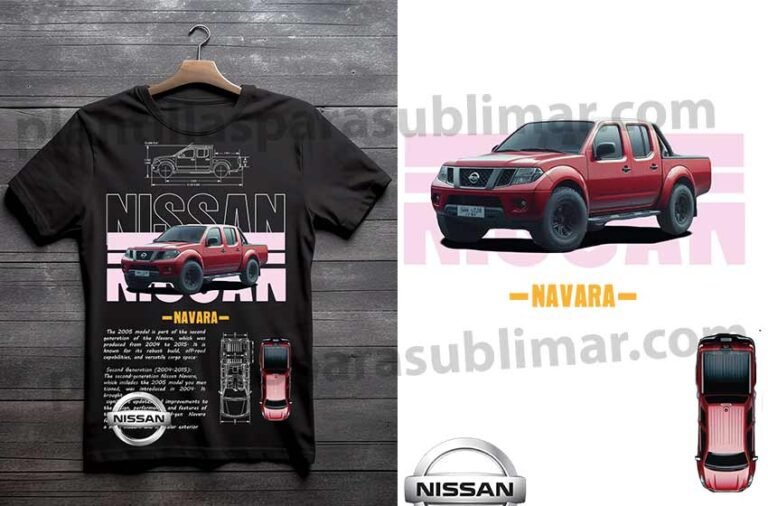 Nissan Navara Playera TDF Sublimacion – Plantillas para sublimar