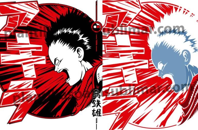 Akira vector DTF Sublimacion png – Plantillas para sublimar