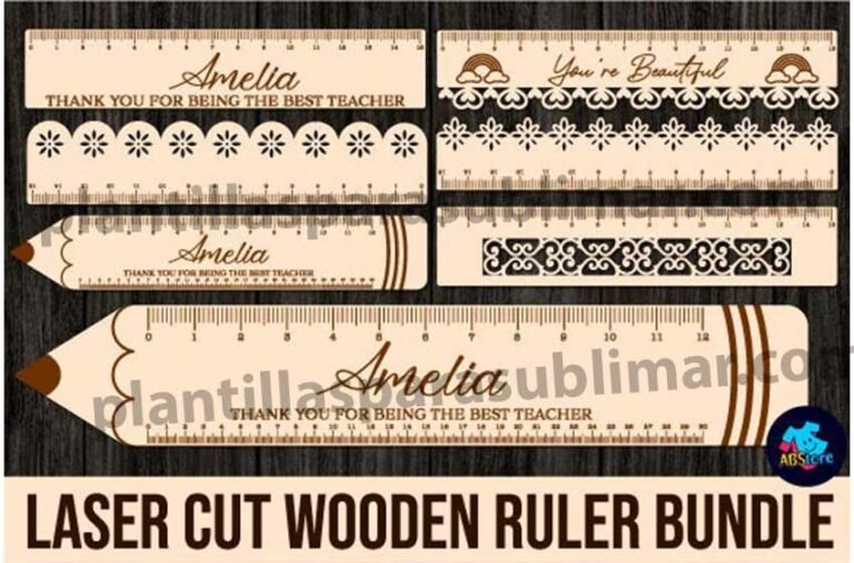 Regla-Corte-laser-lapiz – Plantillas para sublimar