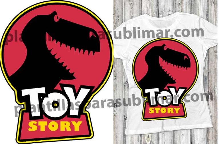 Toy-story-Rex-Logo-Vector – Plantillas para sublimar