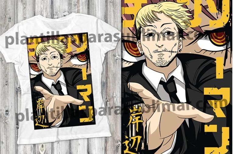 kishibe Chainsaw Man Vector – Plantillas para sublimar