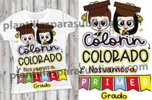 Colorin Colorado Nos vamos a primero Plantilla – Plantillas para sublimar