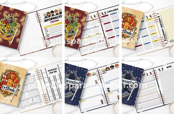 Agenda-Harry-Potter-PDF-EdItable – Plantillas para sublimar