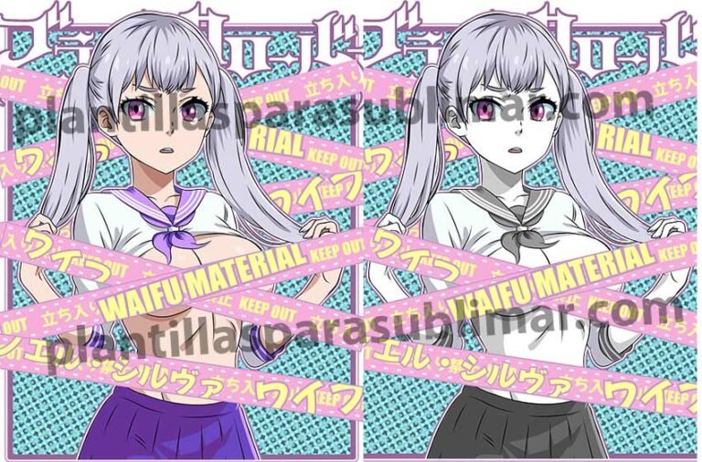 NOELLE SILVA waifu material vector – Plantillas para sublimar