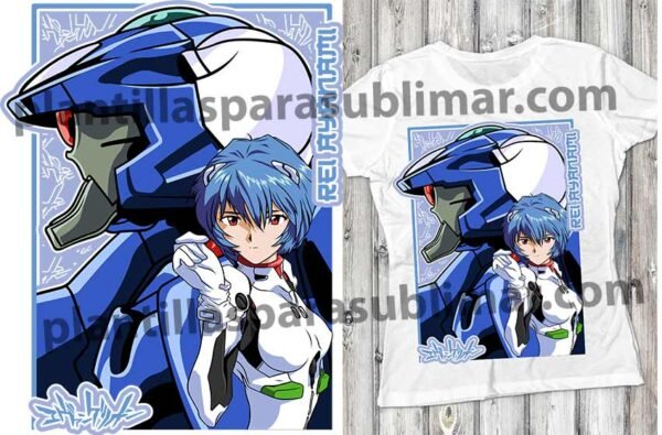REI-AYANAMI-Evangelion-Vector-png – Plantillas para sublimar