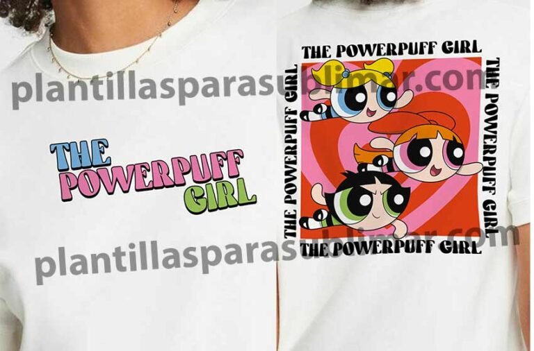 Chicas Super Poderosas Vector – Plantillas para sublimar