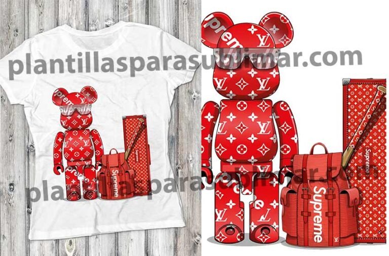 Oso-supreme-Playera-png – Plantillas para sublimar