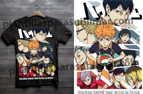 Haikyuu Vector png – Plantillas para sublimar