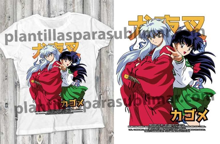 Inuyasha-Vector-png – Plantillas para sublimar