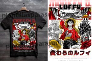 Luffy-Vector-PNG-Sublimar-DTF – Plantillas para sublimar