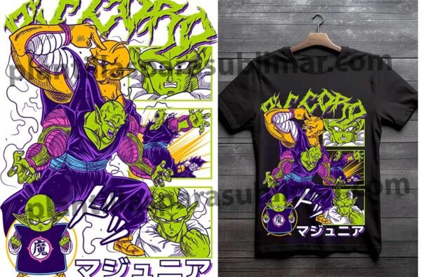 piccolo-dragon-ball-vector – Plantillas para sublimar