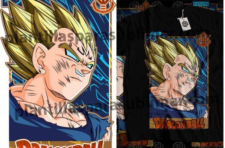 vegeta-dragon-ball-vector – Plantillas para sublimar