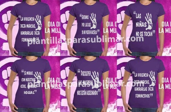Frases-Diseños-dia-de-la-mujer-playera – Plantillas para sublimar