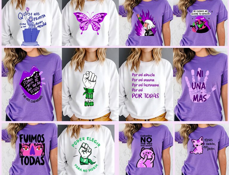 Frases-Dia-de-la-mujer-Mujeres-Playera – Plantillas para sublimar
